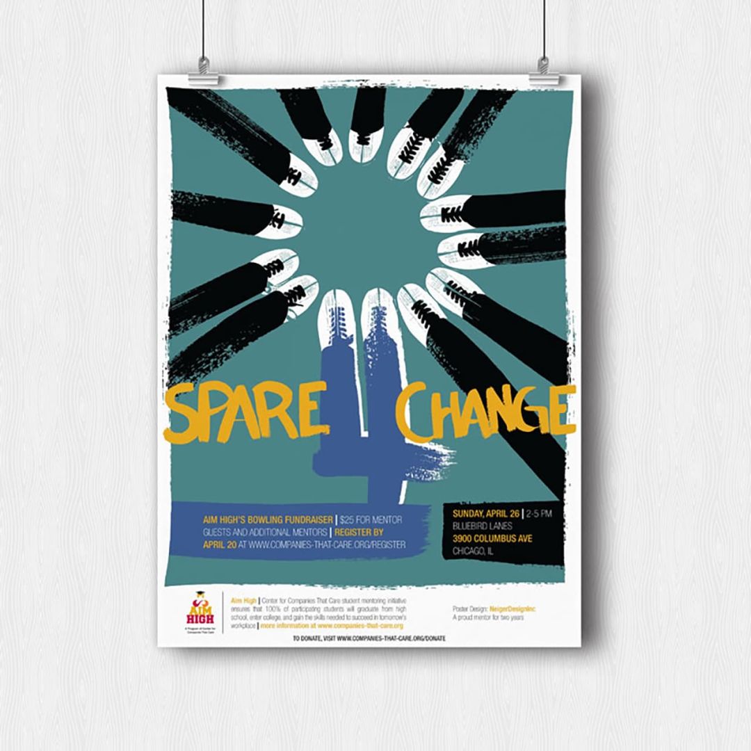 Aim High Spare Change Poster - NeigerDesign